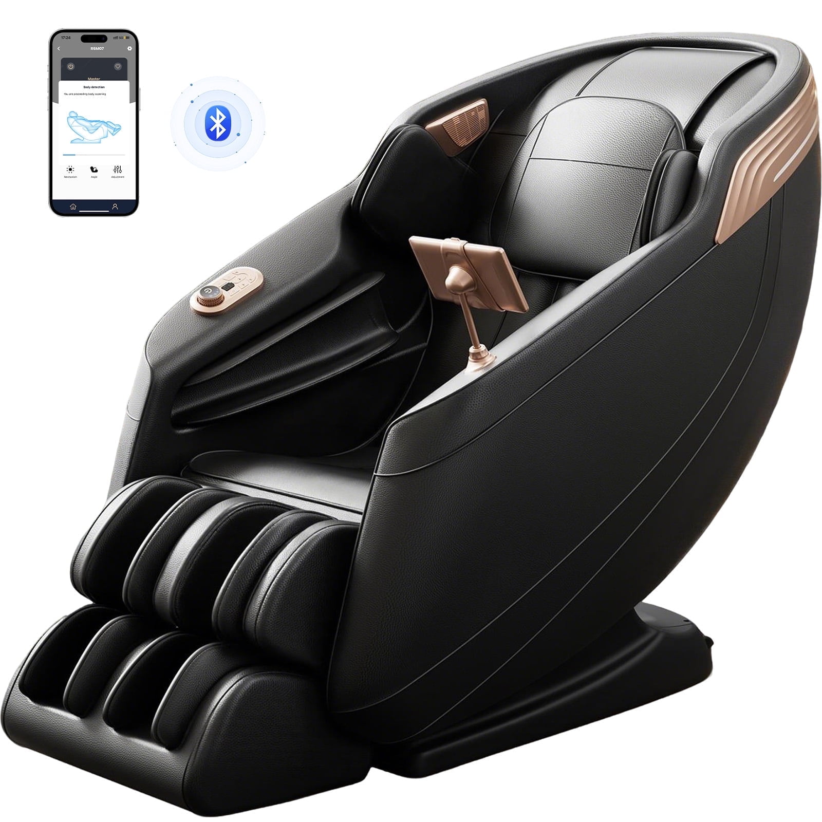 4D SL Track Massage Chair with 3 Zero Gravity Modes, APP Control ...