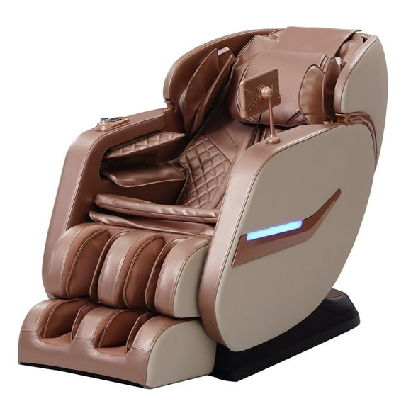 4D SL Track Zero Gravity Massage Chair Recliner with Calf and Foot ...