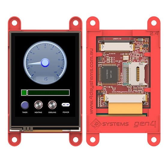 4D SYSTEMS gen4-uLCD-24PT, Display Modules 2.4", 240x320 pixels Slim Display Module - Walmart.com