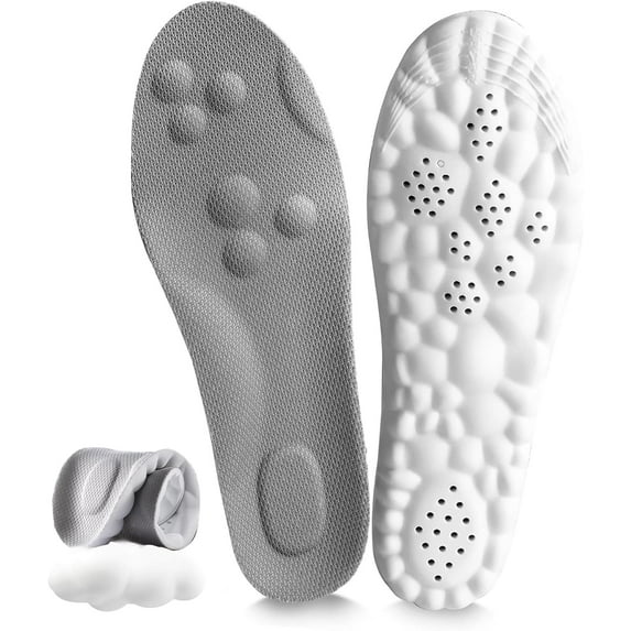 4D Shoe Cloud Insoles for Men Women, Trimmable For Custom Fit,Memory ...