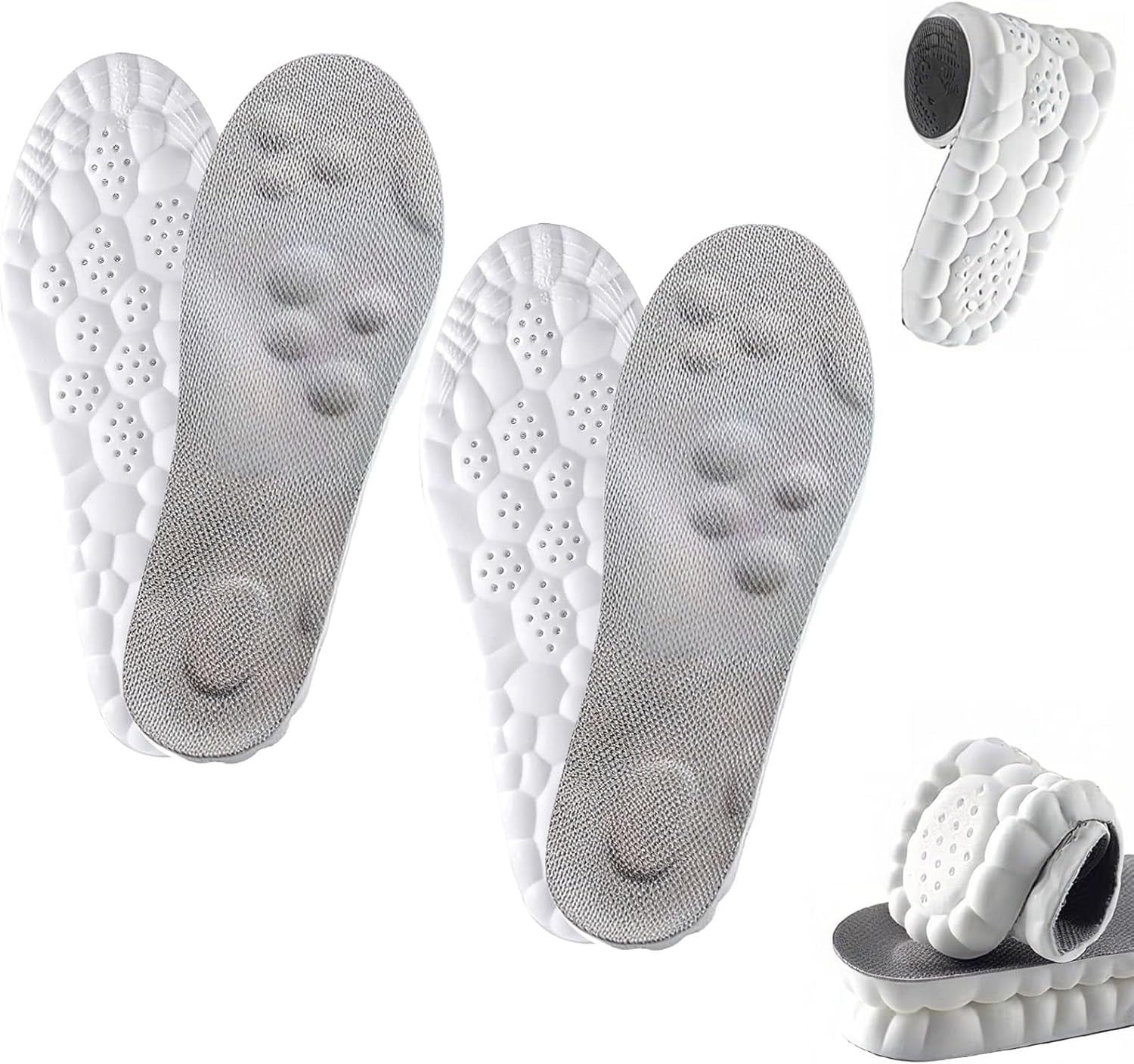 4D Shoe Cloud Insoles for Men Women – Comfortable and Breathable ...