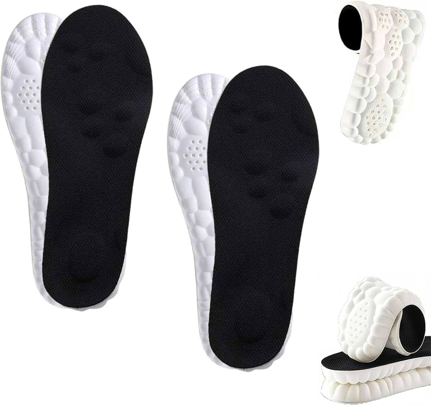 4D Shoe Cloud Insoles for Men Women – Comfortable and Breathable ...