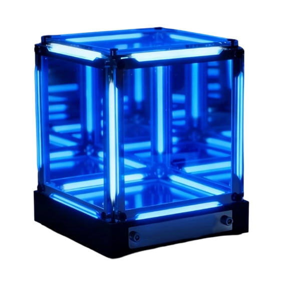 4D Space Desk Lamp Touch Control Adjustable Brightness Rechargeable ...