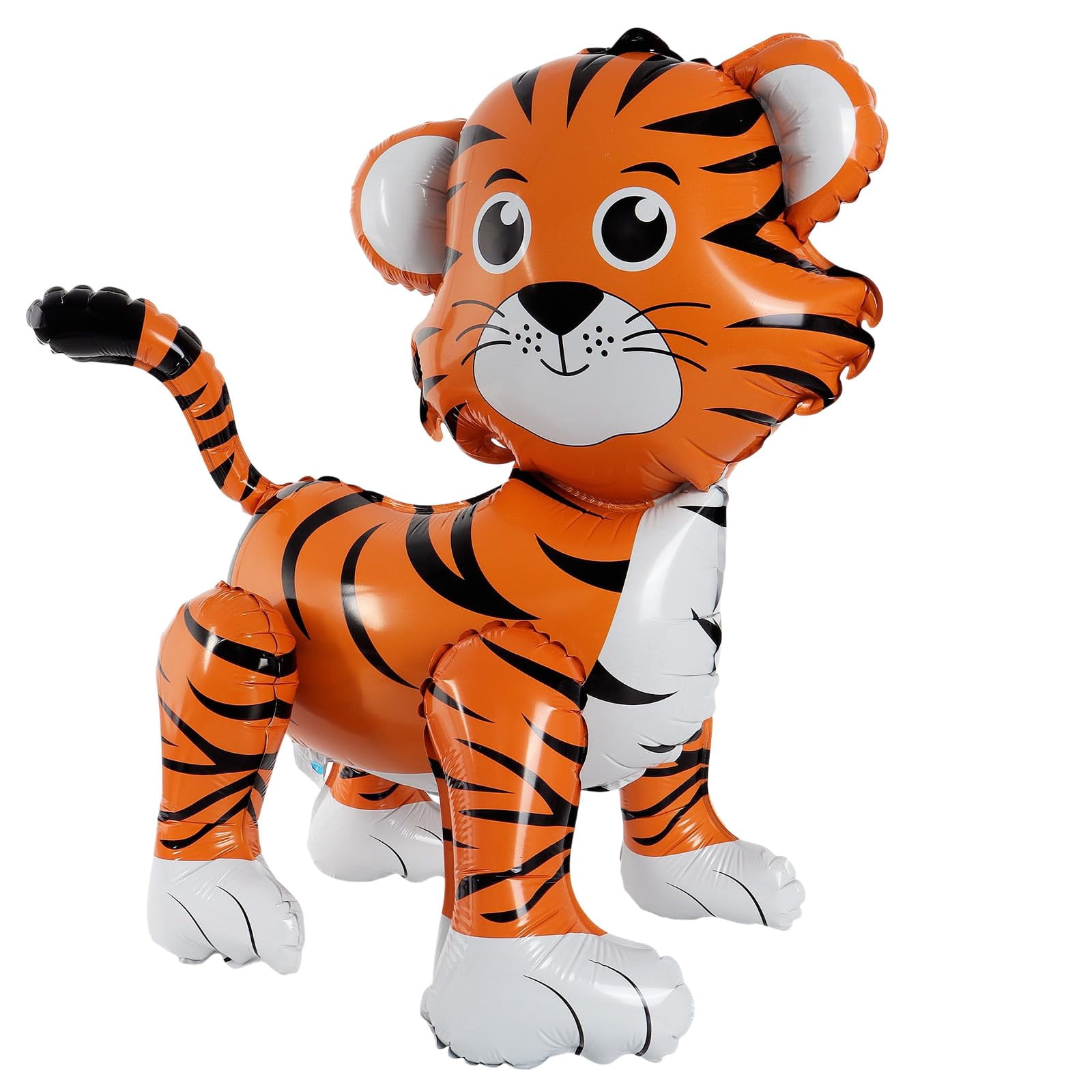 4D Walking Tiger FEV6 Balloon, Large Jungle Safari Animals Foil ...