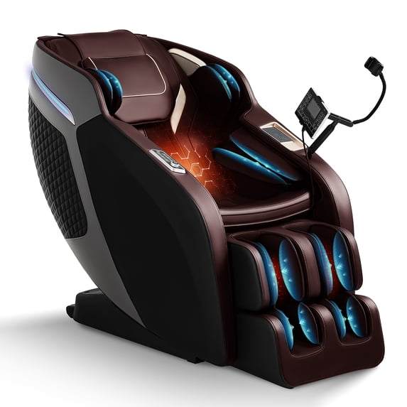 4D Zero Gravity Full-Body Massage Chair with SL-Track & Air Massage ...