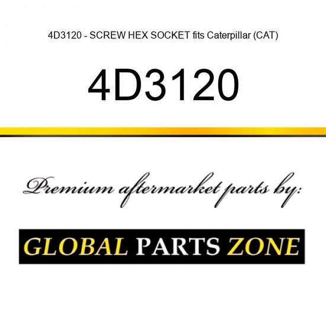 4D3120 - SCREW HEX SOCKET fits Caterpillar (CAT) - Walmart.com
