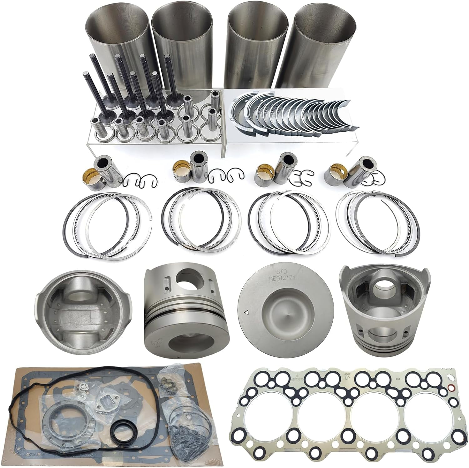 4D32 Engine Overhaul Rebuild Kit For Mitsubishi 4D32 4D32T Engine For ...