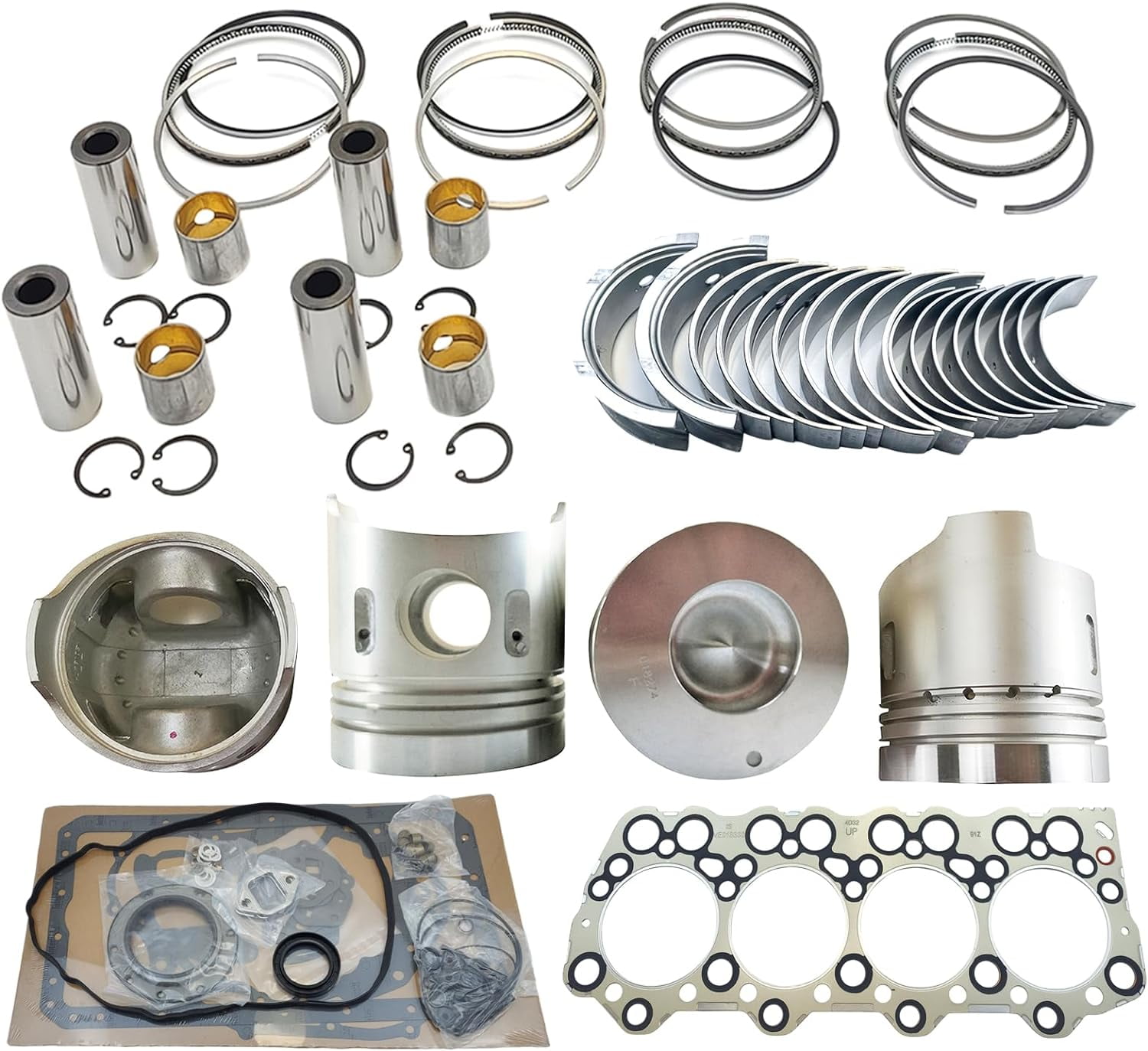 4D32 Overhaul Rebuild Kit (No cylinder liner and valve) For Mitsubishi ...