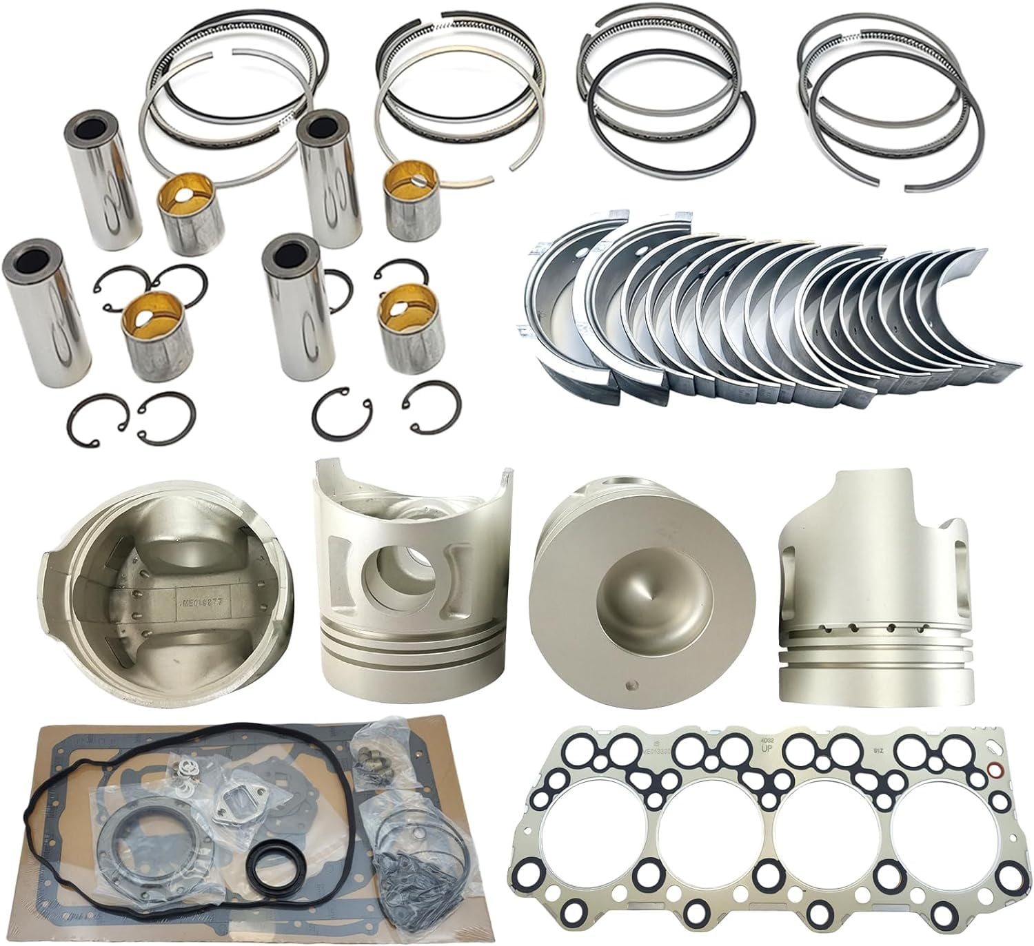 4D32 Overhaul Rebuild Kit (No cylinder liner and valve) For Mitsubishi ...