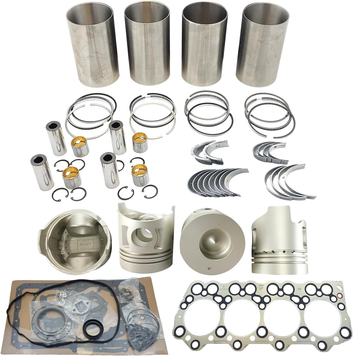 4D32 Overhaul Rebuild Kit (No valve set) For Mitsubishi 4D32 4D32T ...