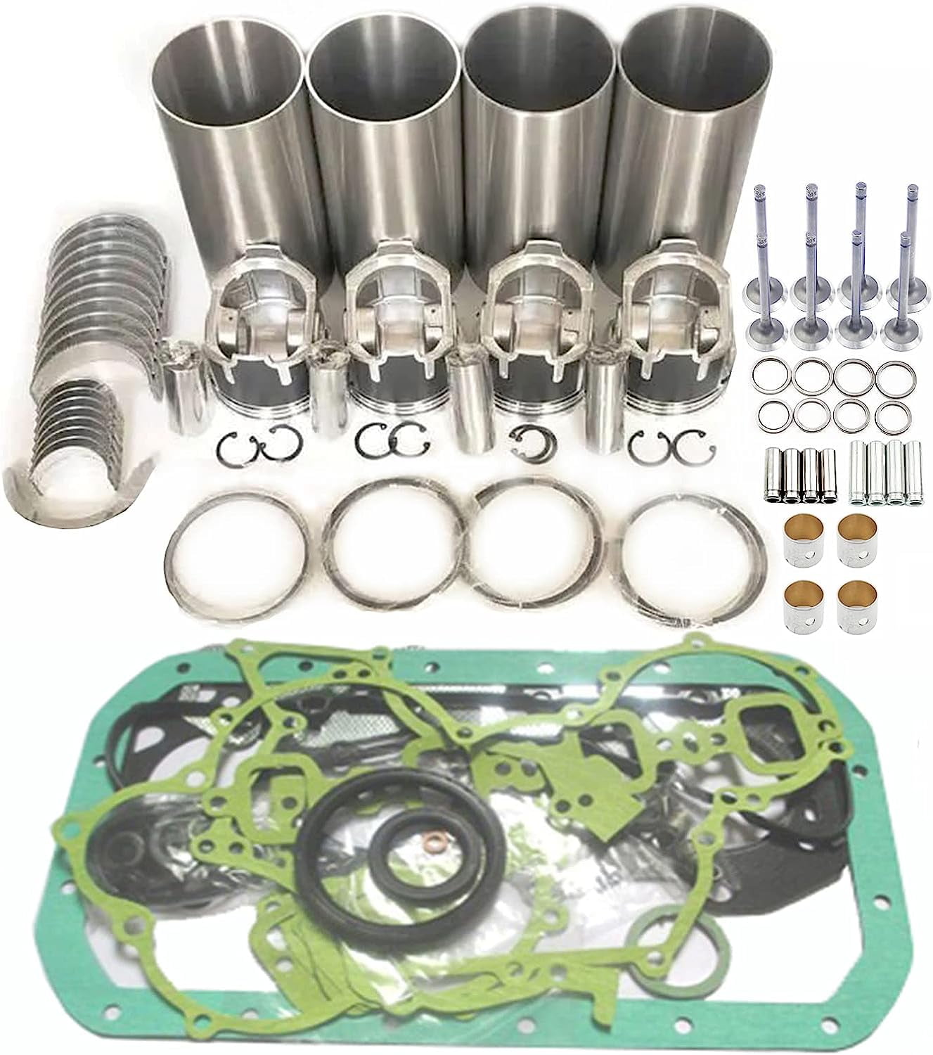 4D33 Overhaul Rebuild Kit Compatible with Mitsubishi Engine Fuso Canter ...