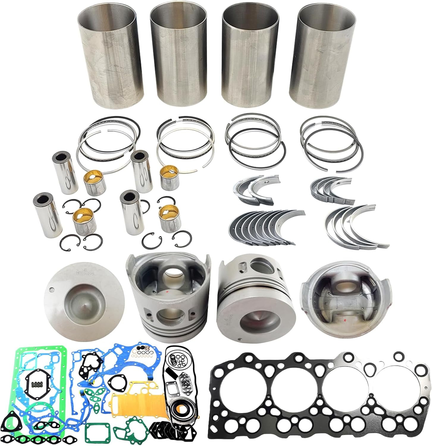 4D33 Overhaul Rebuild Kit (No valve set) For Mitsubishi 4D33 4D33T ...