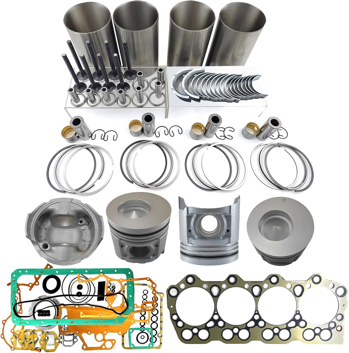 4D35 Engine Overhaul Rebuild Kit For Mitsubishi 4D35 4D35T Engine Fuso ...