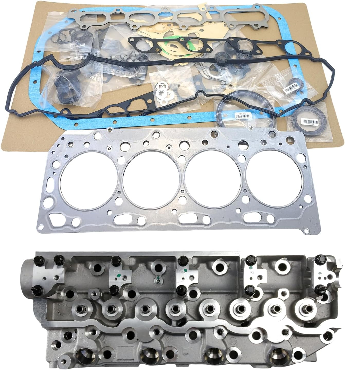 4D56 Complete Cylinder Head + 1 Set Full Gasket Kit For PICKUP PAJERO ...