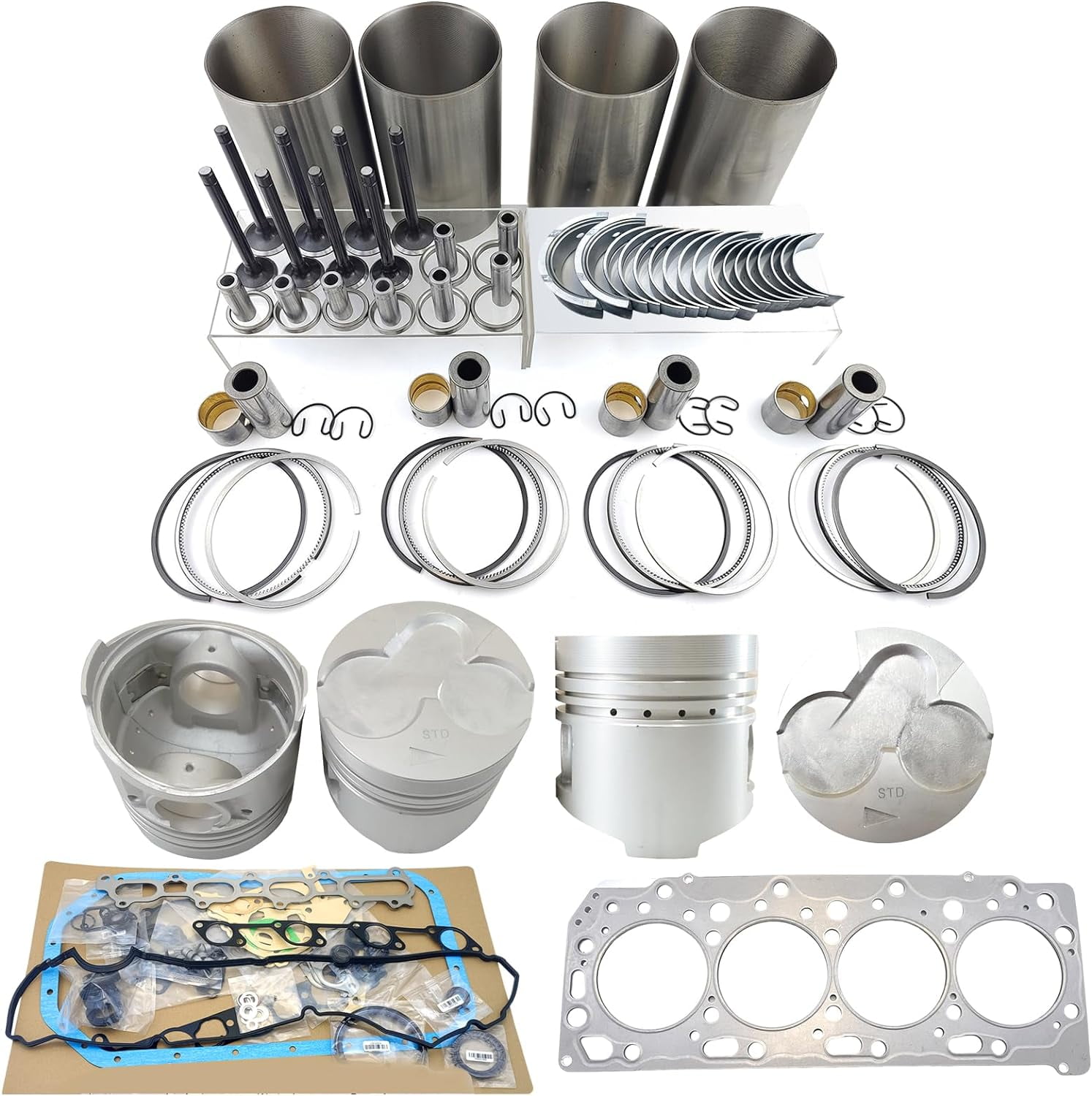 4D56 Engine Overhaul Rebuild Kit For PICKUP PAJERO L200 L300 For ...