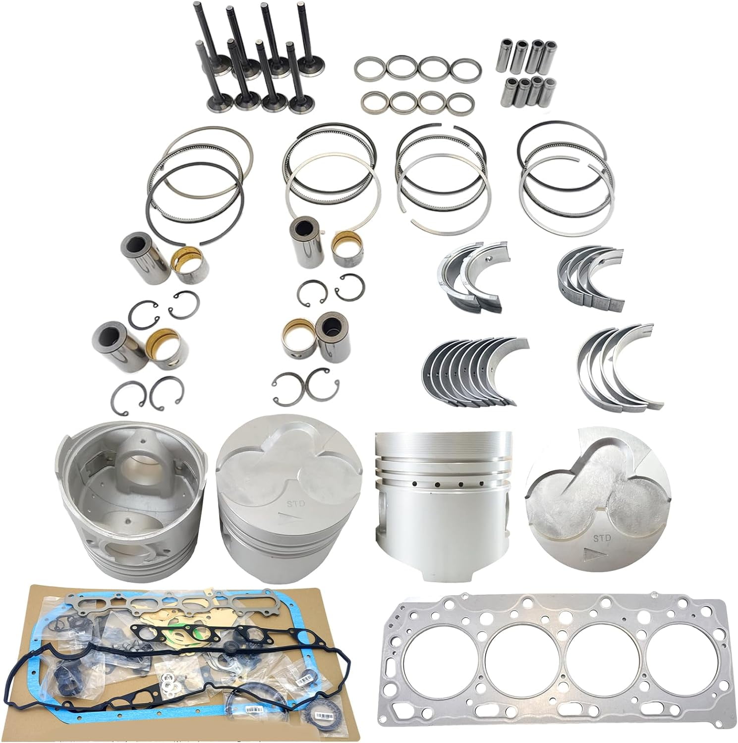 4D56 Overhaul Rebuild Kit (No cylinder liner) For PICKUP PAJERO L200 ...