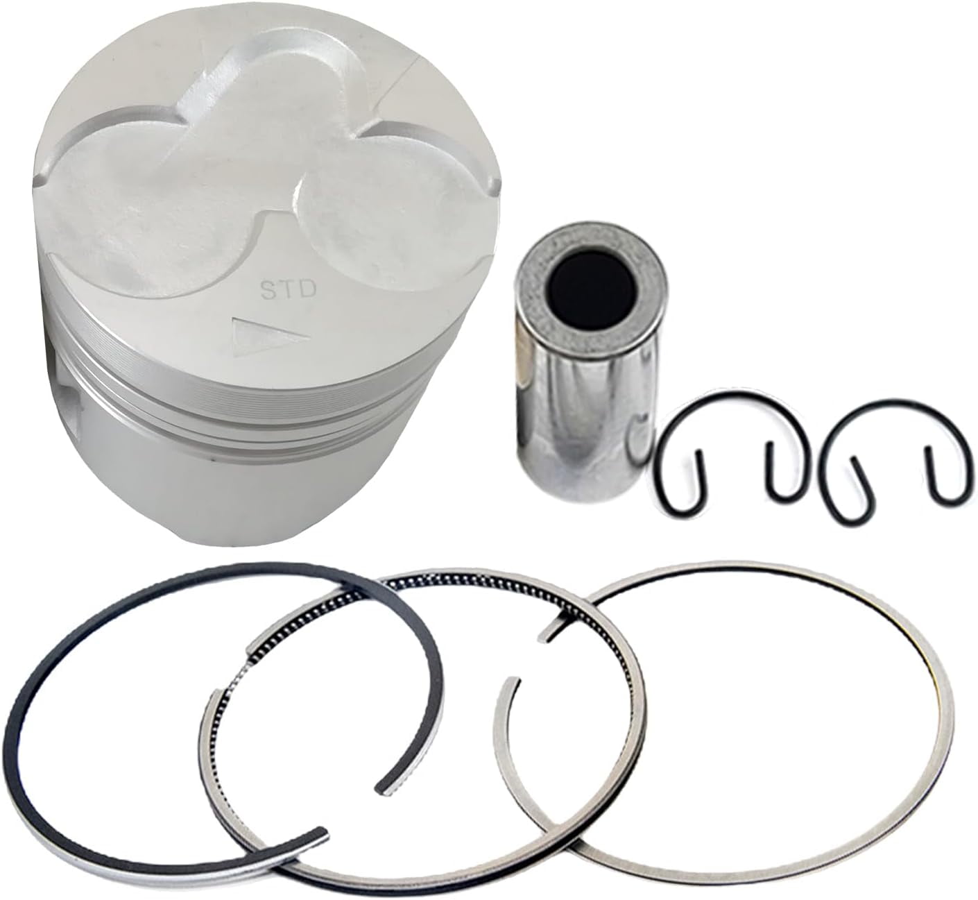 4D56 Piston + Piston Rings For PICKUP PAJERO L200 L300 For Mitsubishi ...