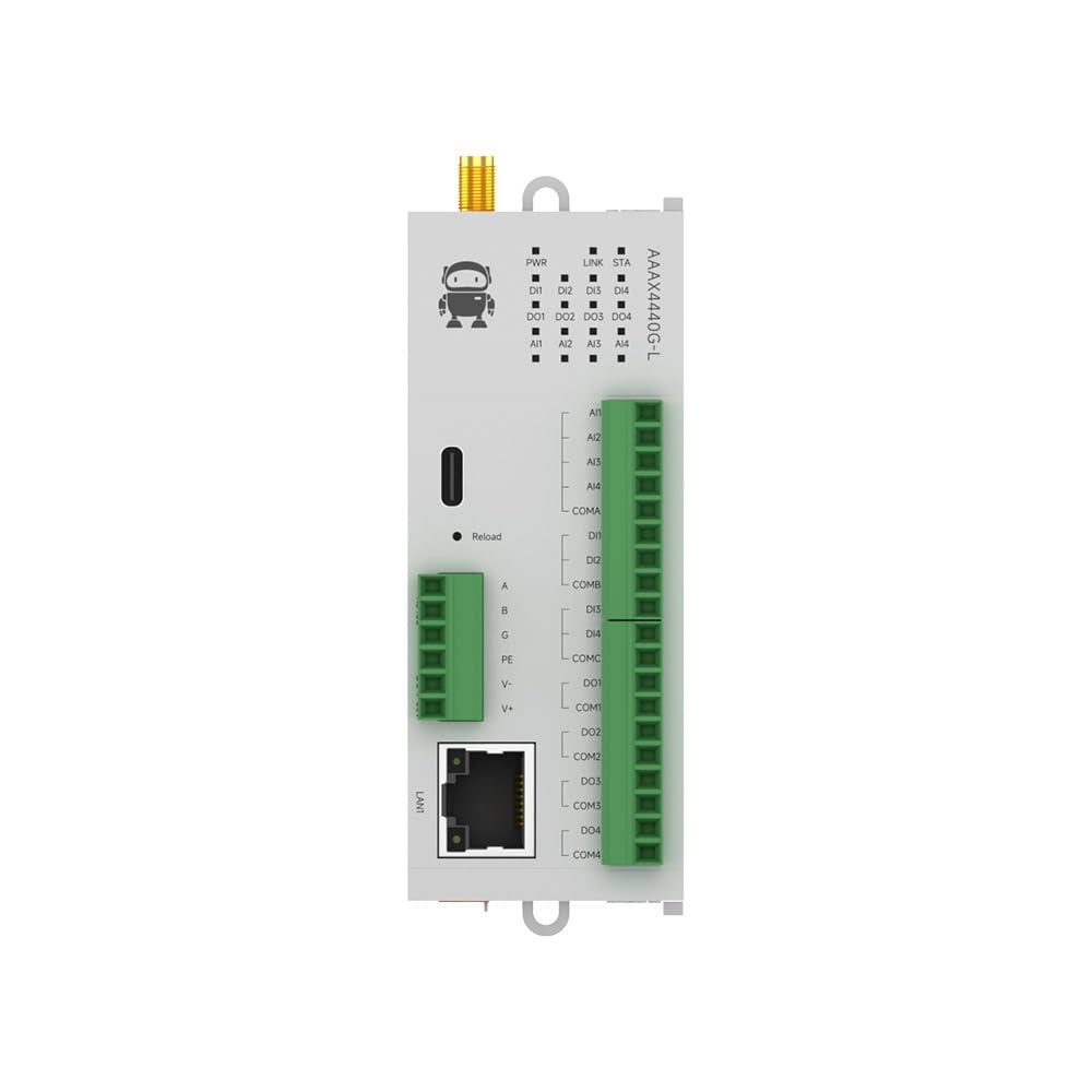 4DI+4AI+4DO RS485 433M Lora Analog Switch Acquisition Remote IO Module Ethernet M31-AAAX4440G-L ...