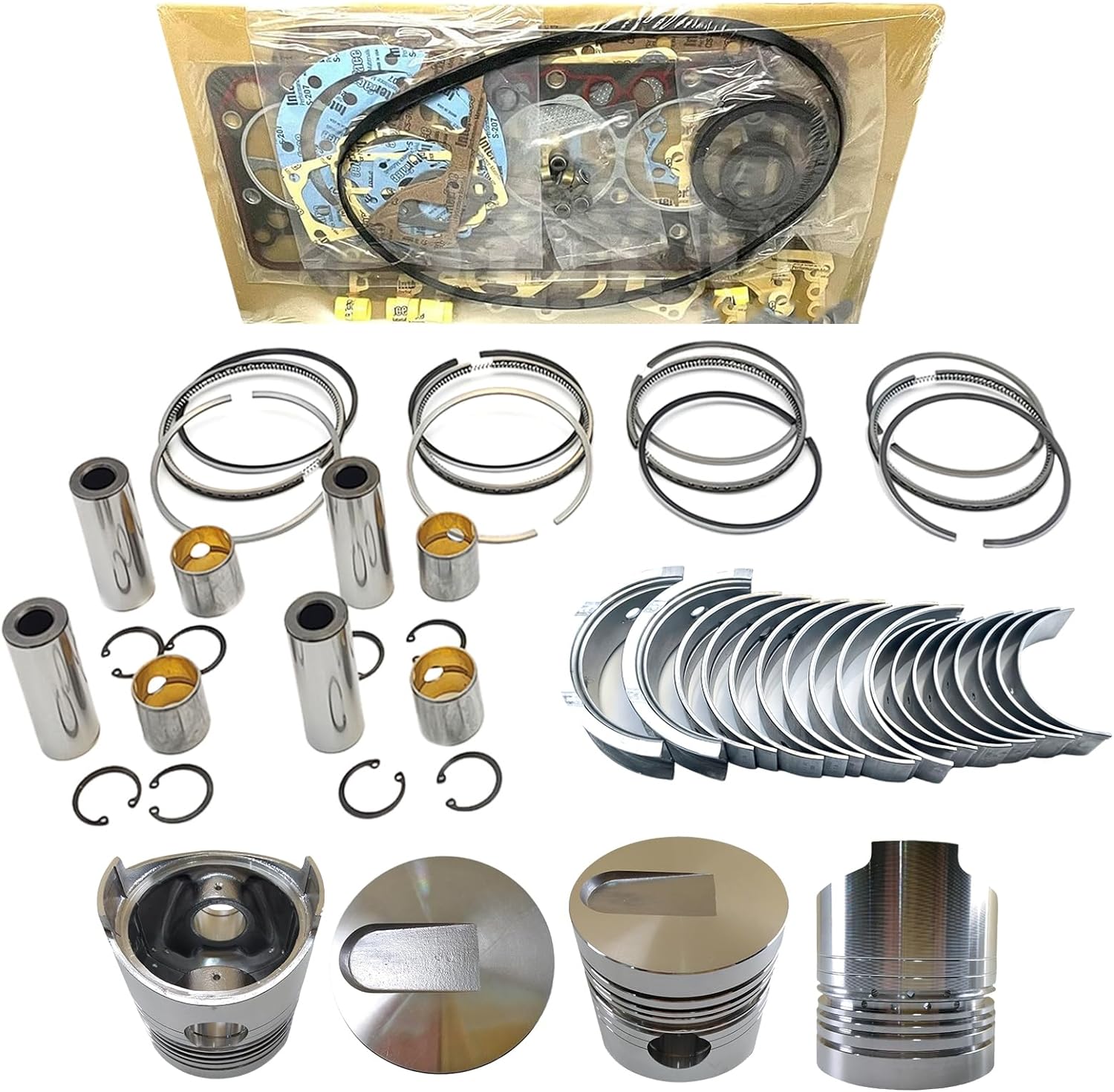 4DR5 Overhaul Rebuild Kit (No cylinder liner and valve) For Mitsubishi ...