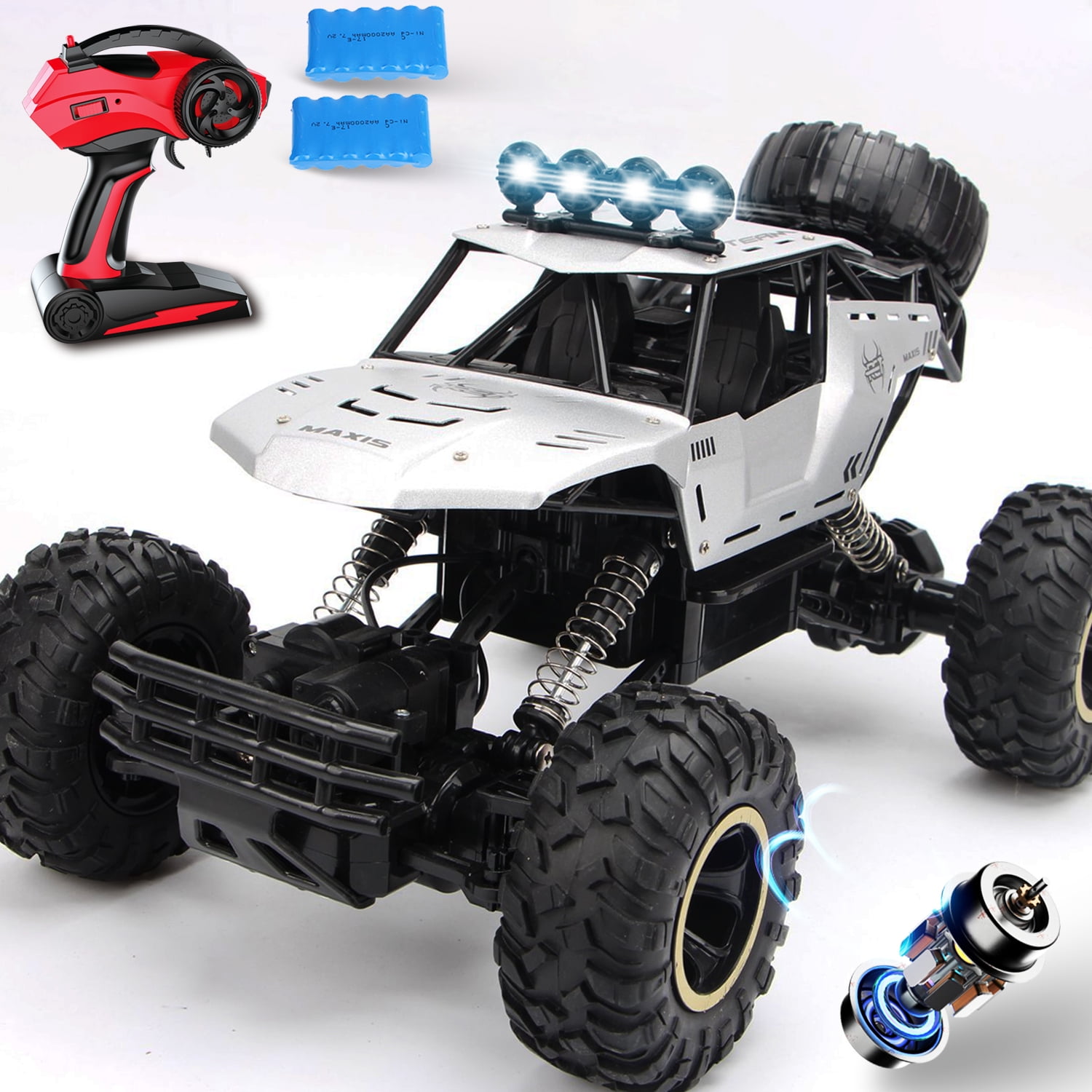 4DRC 1:12 Rc Car,off Road Truck Remote Control Car Metal Shell 2.4G 4WD ...