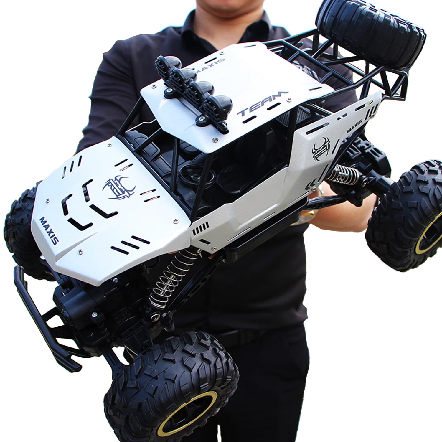4DRC High Speed Off-Road RC Car, 1:12 Scale, 2.4G 4WD, Metal Shell ...
