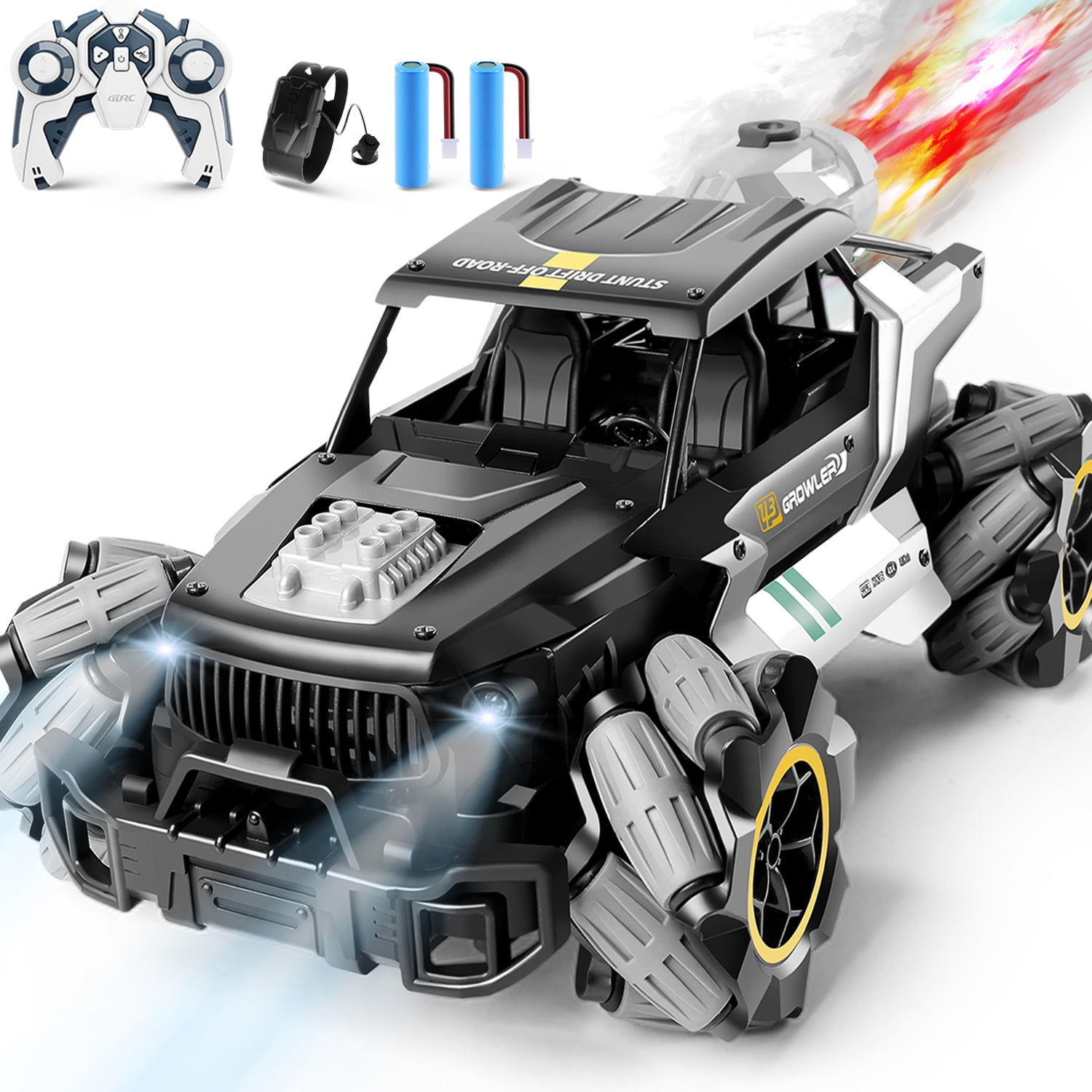 4DRC RC Racing Car, 1:12 4WD Toy Cars Buggy 2.4Ghz High Speed Remote ...