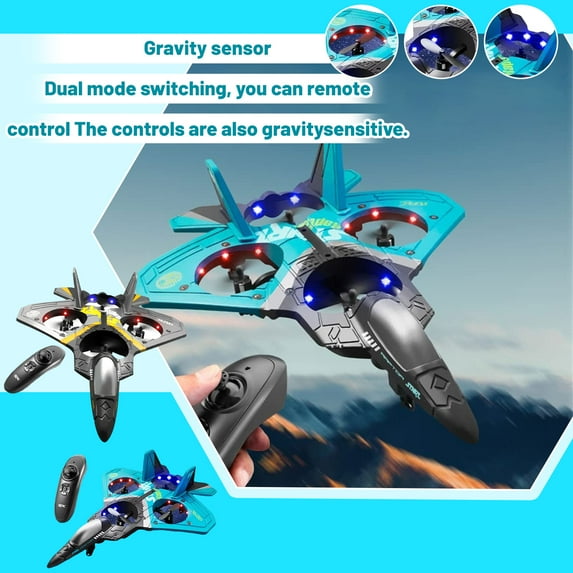 4DRC V32 Foam Remote Control Airplane (1 Batteries) - LEDLight, 360 ...