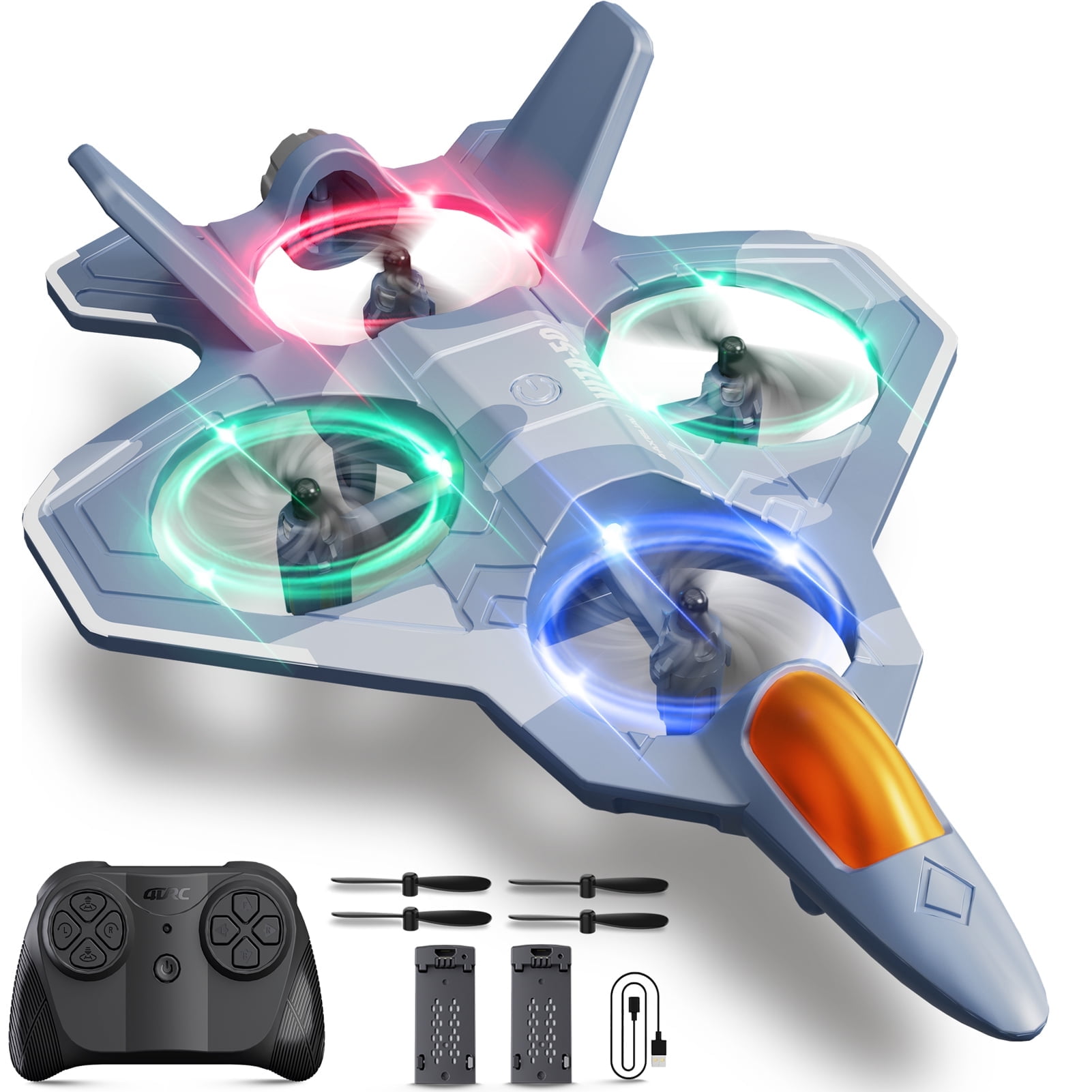 4DRC V50 Foam Remote Control Airplanes RC Planes for Kids Adults 4-7 8 ...