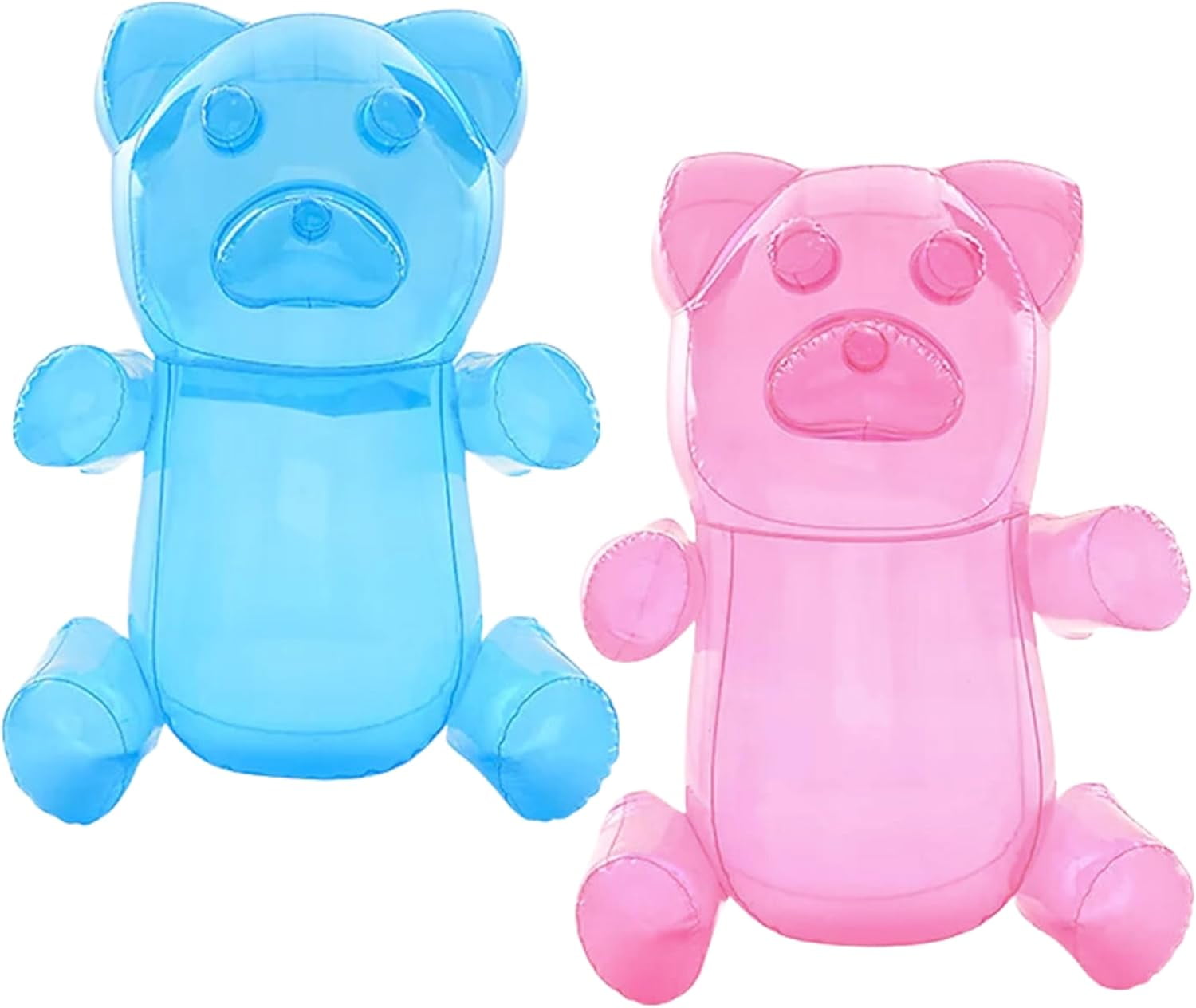 4E's Novelty 2 Pack Inflatable Gummy Bears - 24'' Large Fun Party ...