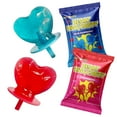 4E's Novelty Blue And Red Heart Wearable Candy Rings Candy Lollipops ...