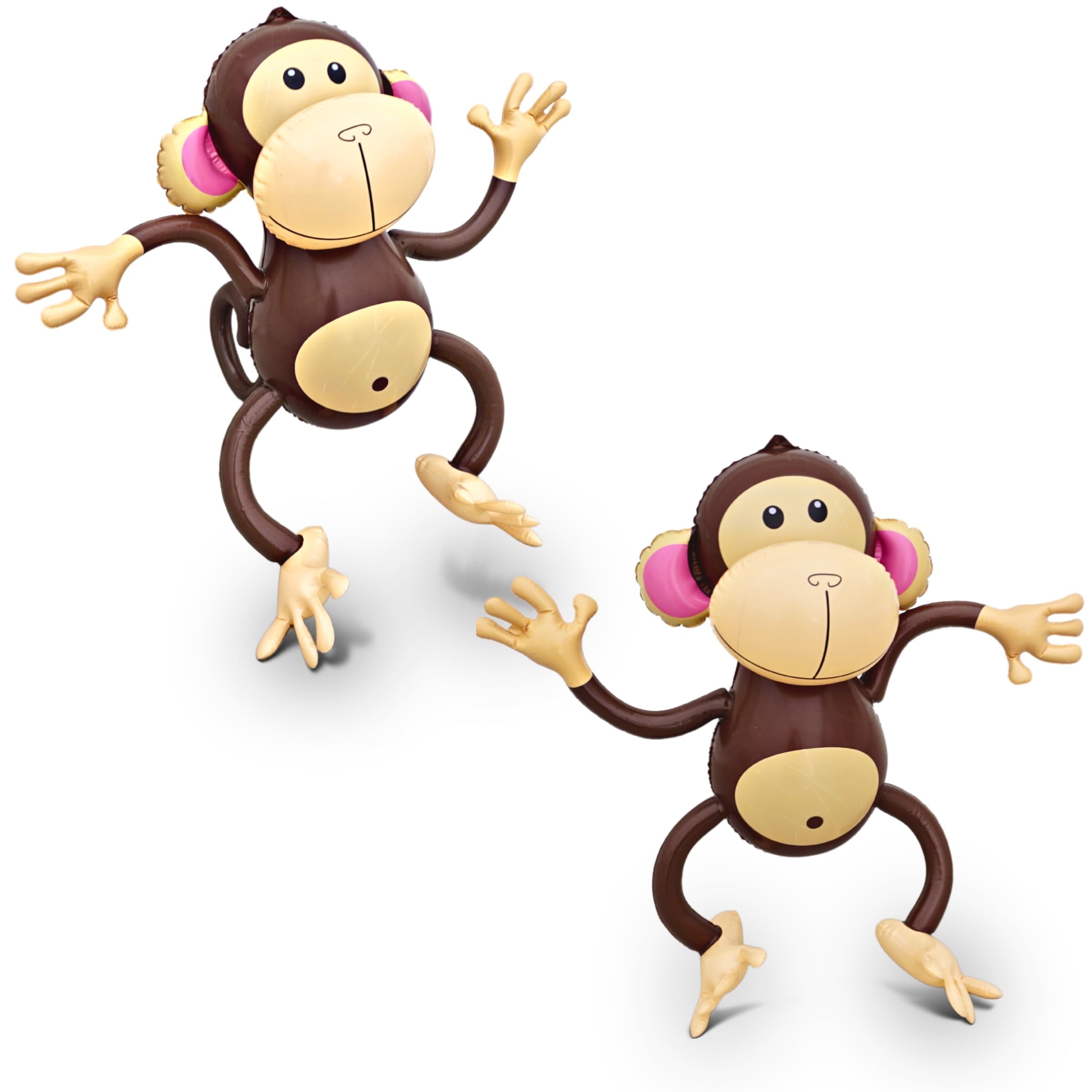 4E's Novelty Inflatable Monkeys (2 Pack) – 27 Inch Blow Up Monkeys for ...