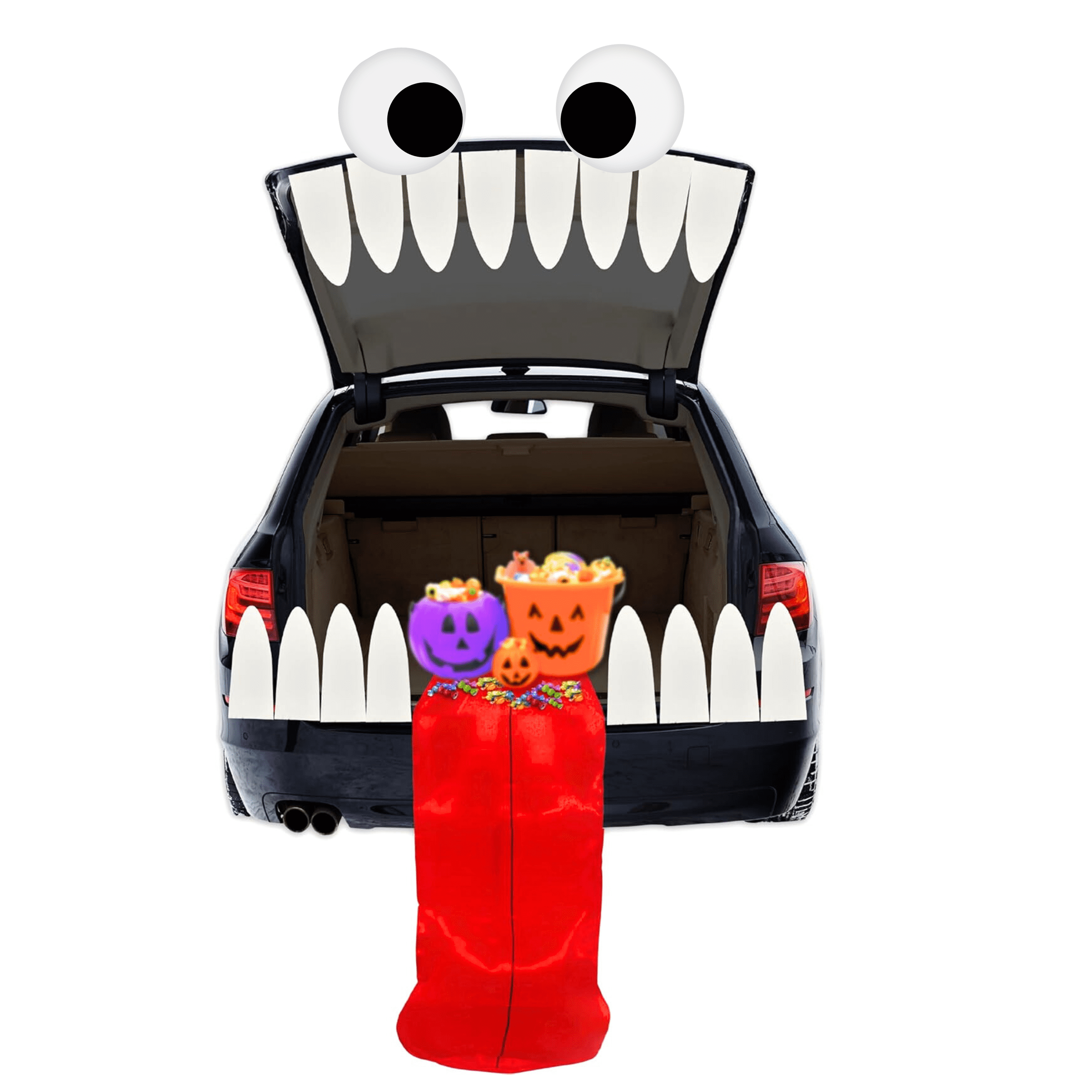 4E's Novelty Trunk or Treat Car Decorations Kit - Reusable Trunk or ...