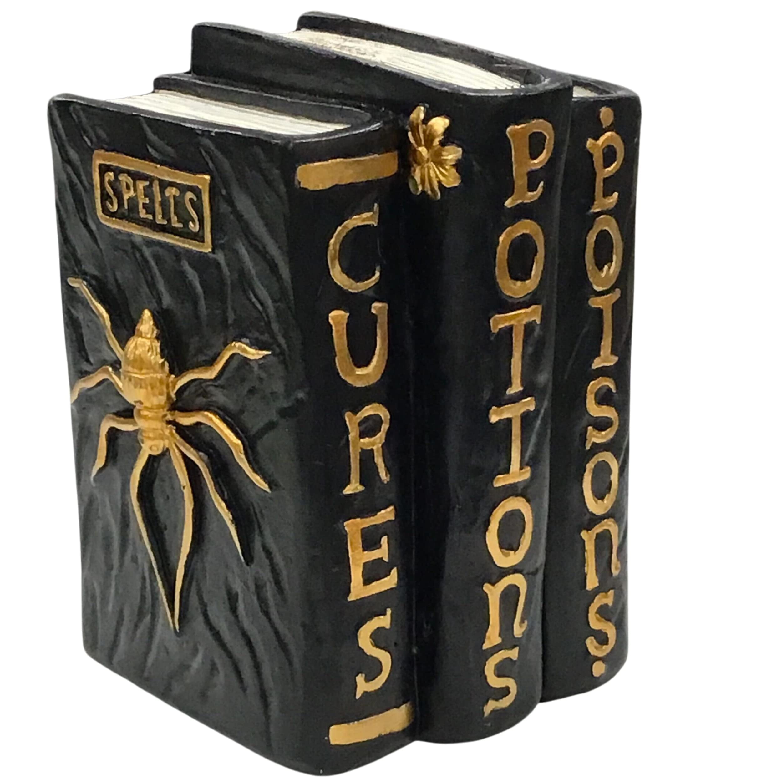 4E's Novelty Resin Spellbook Prop - 5” Hocus Pocus Book of Spells for ...