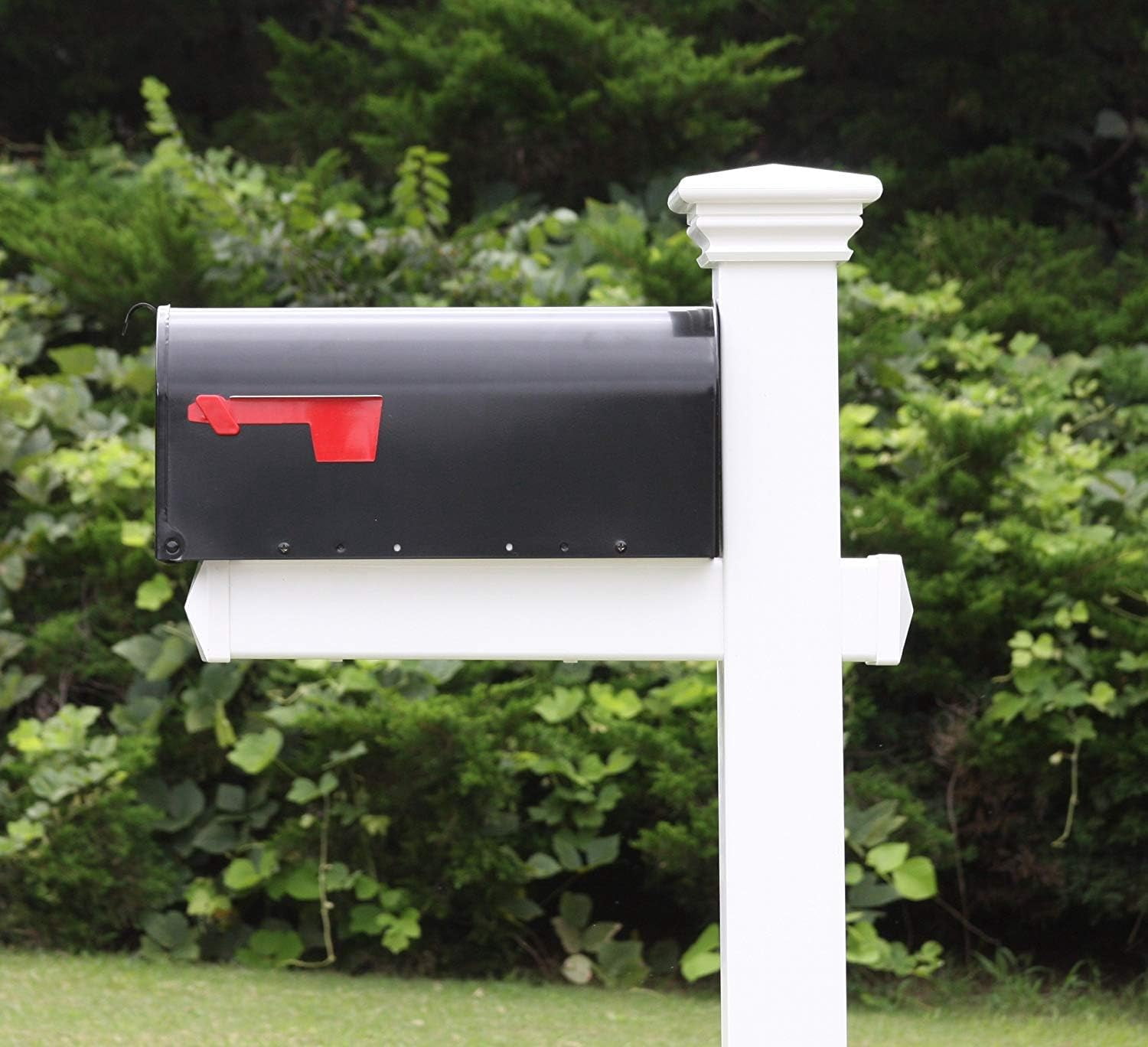 4Ever Products The Buchanan Vinyl/PVC Mailbox Post - Complete ...