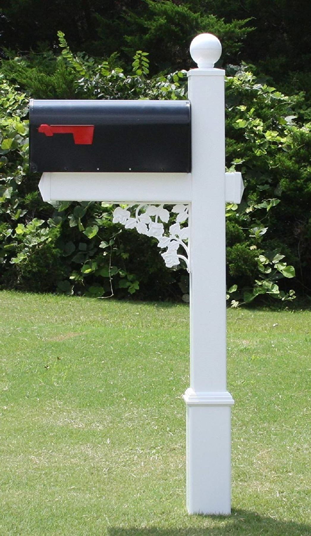 Truman Heavy Duty Decorative Mailbox with Post Included for Homes ...