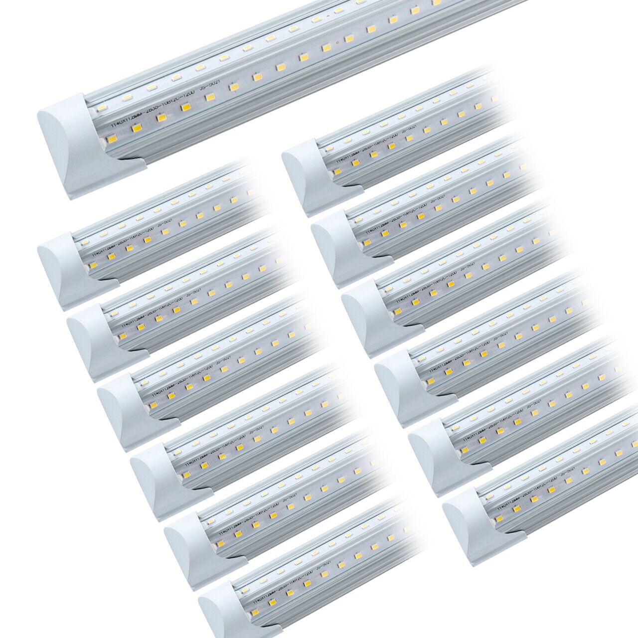 4FT 12 Pack LED Shop Light T8 Linkable Ceiling Tube Fixture 40W ...