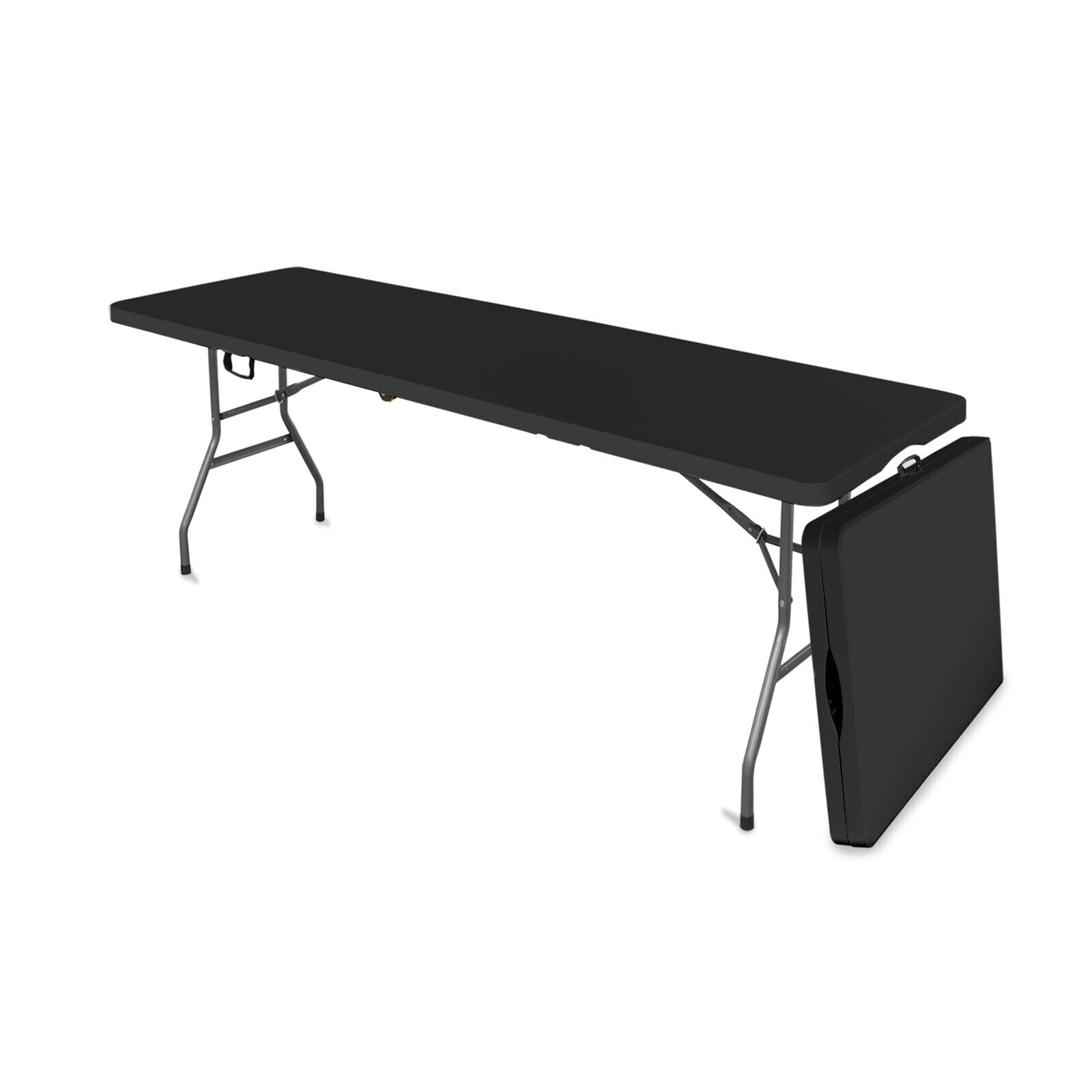 4FT 6FT 8FT Plastic Portable Folding Foldable Table Outdoor Indoor ...
