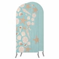 4FT Arch Backdrop Covers, Blue Summer Starfish Wedding Arch Cover ...