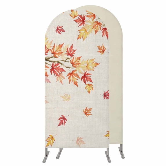 4FT Arch Backdrop Covers, Fall Wedding Arch Cover Stretchy ...