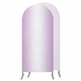 4FT Arch Backdrop Covers, Light Purple Ombre Wedding Arch Cover ...