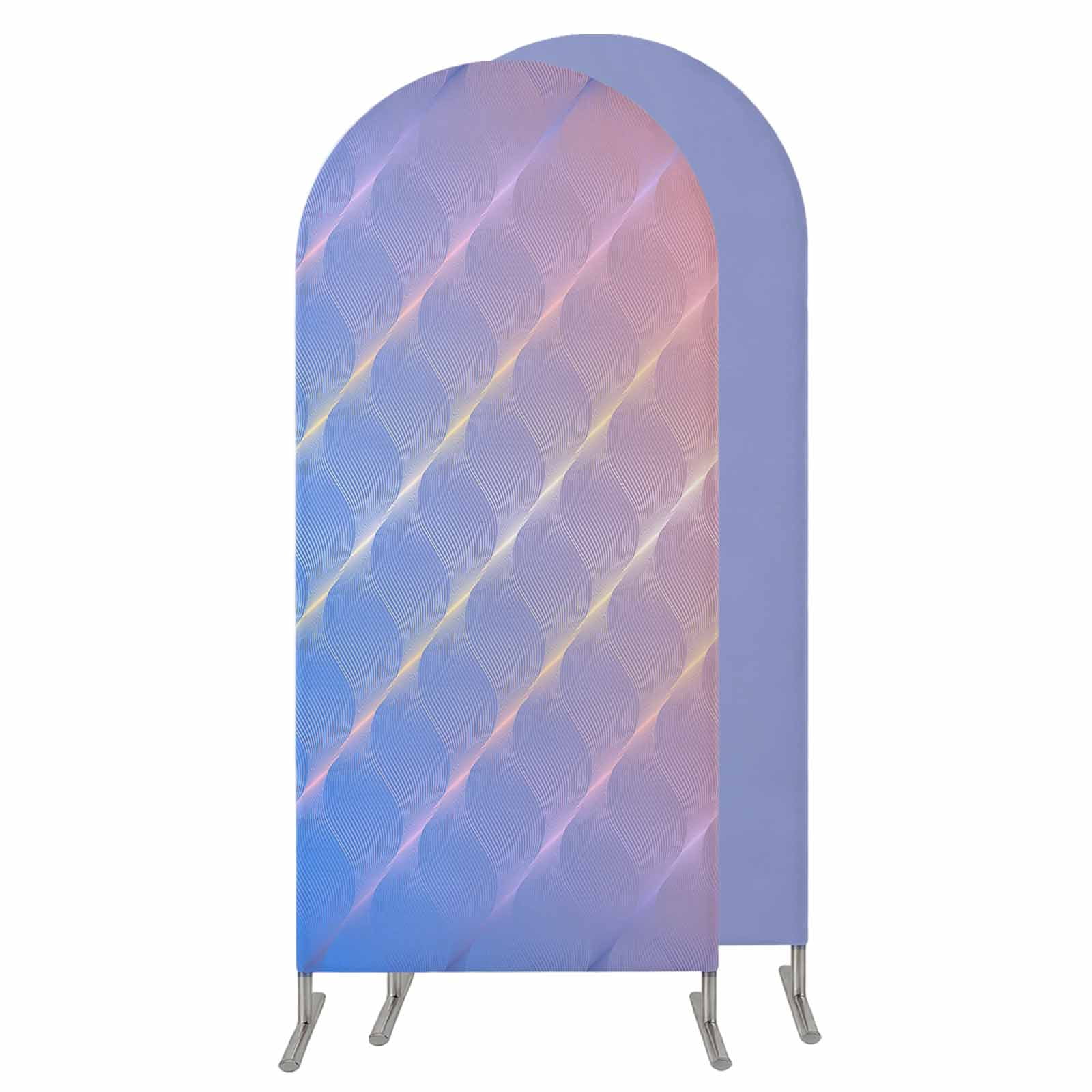 4FT Arch Backdrop Covers, Pink Purple Blue Ombre Wedding Arch Cover ...