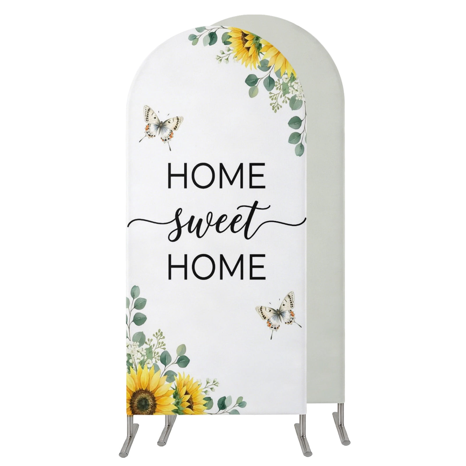 4FT Arch Backdrop Covers, Sweet HOME Wedding Arch Cover Stretchy ...