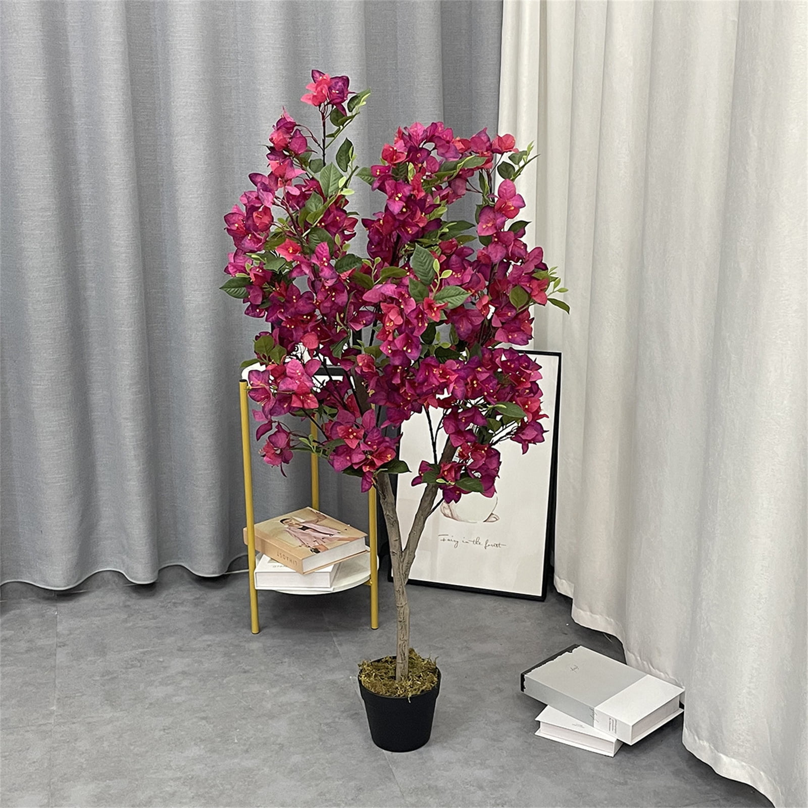 4FT Artificial Bougainvillea Tree, Nearly Natural Bougainvillea ...