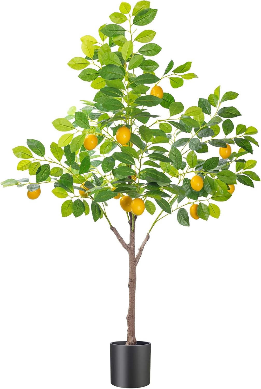 4FT Artificial Lemon Tree Tall Faux Lemon Tree 4 Feet(48in) Fake Lemon ...