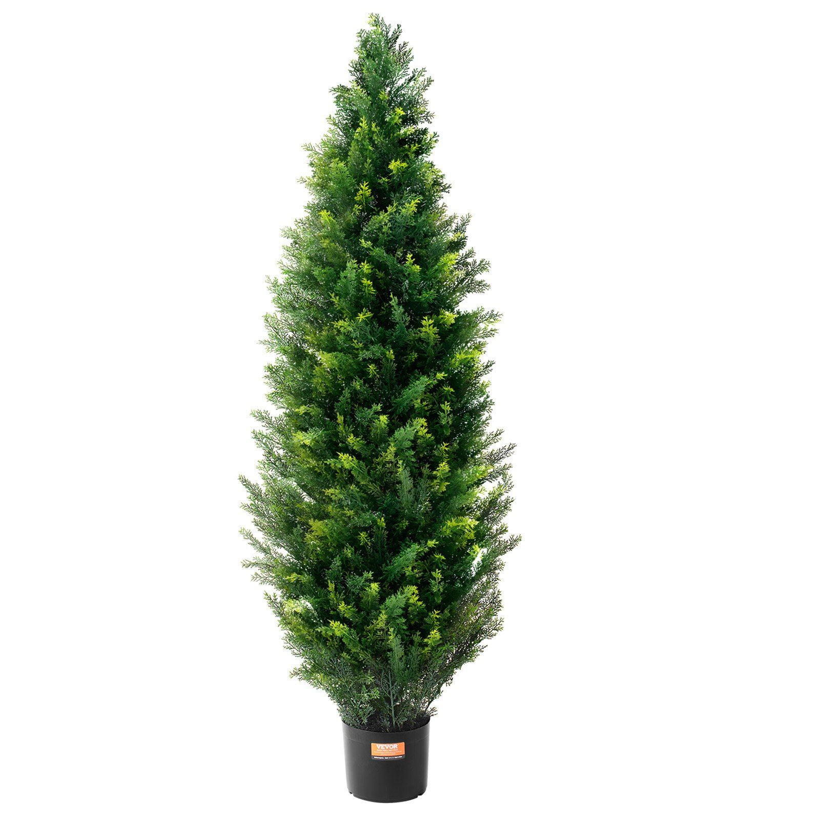 4FT Fake Cedar Topiary Tree 2 Pack, Outdoor/Indoor UV Protected ...