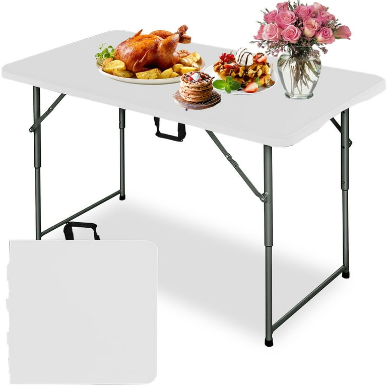 Walmart Adjustable Folding Table Lifetime Height Adjustable