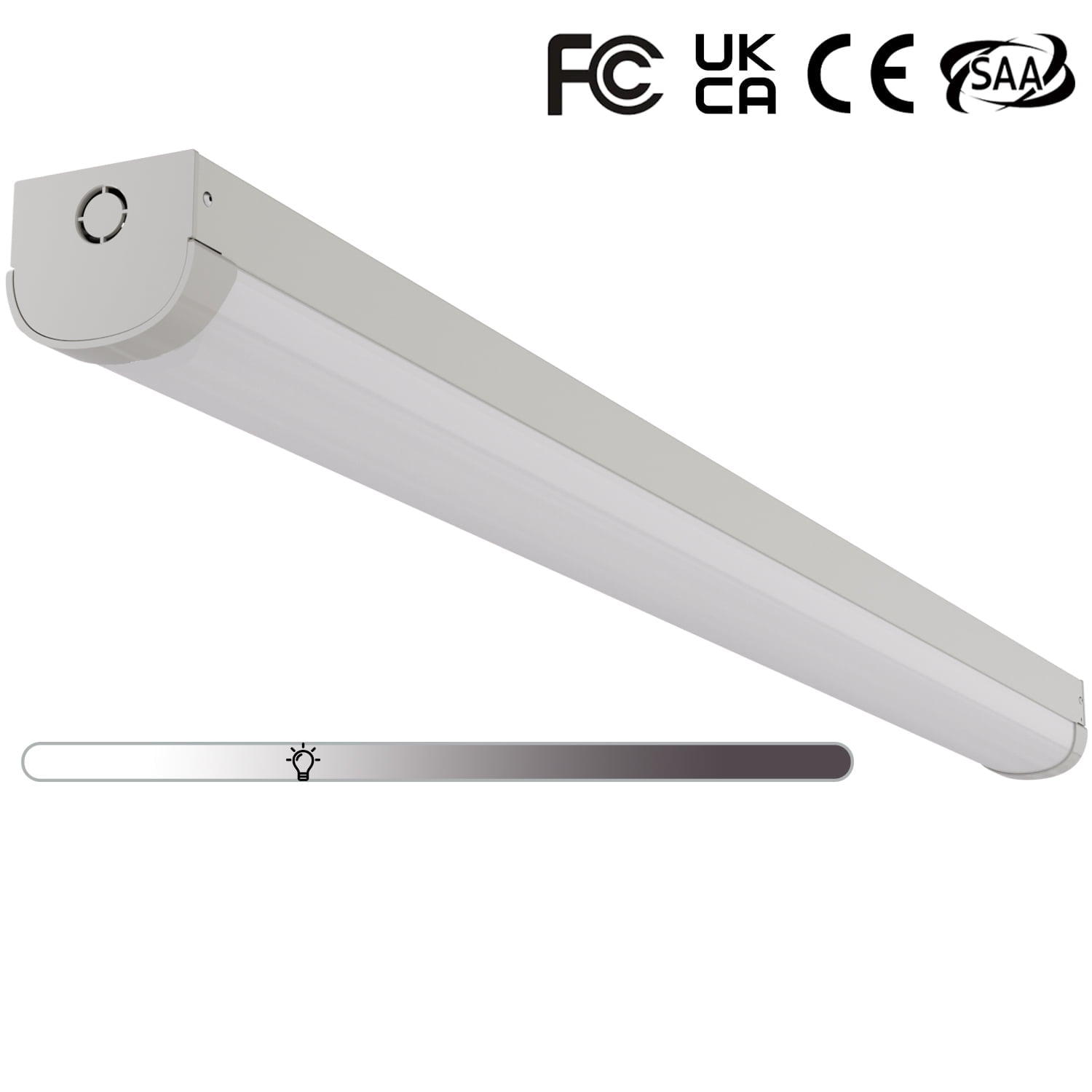 4FT LED Linear Strip 80W Stairwell Light Fixture, 8800lm, 5000K, IP20 ...