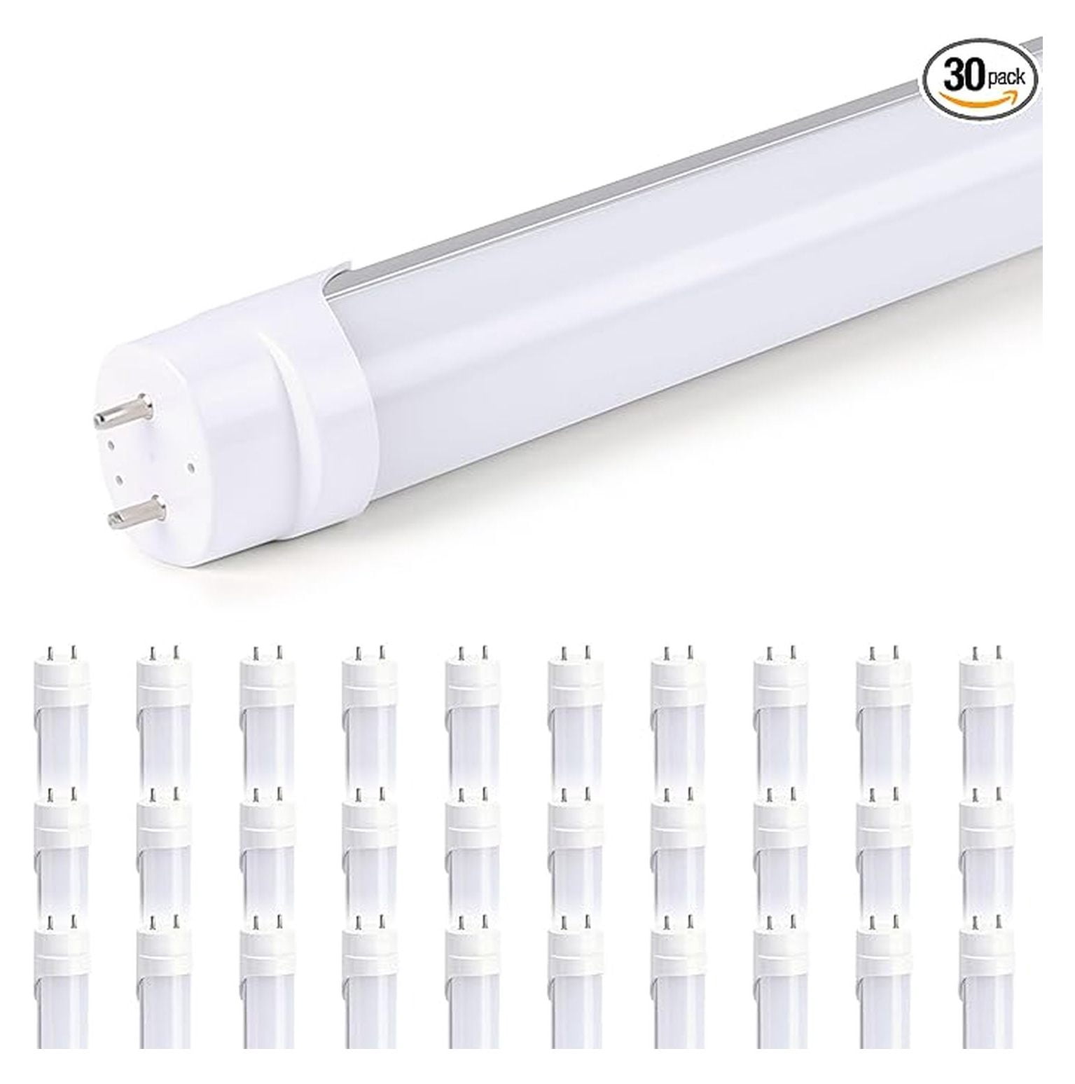 4FT LED T8 Ballast Bypass Type B Light Tube, 18W, Single-Ended & Dual ...