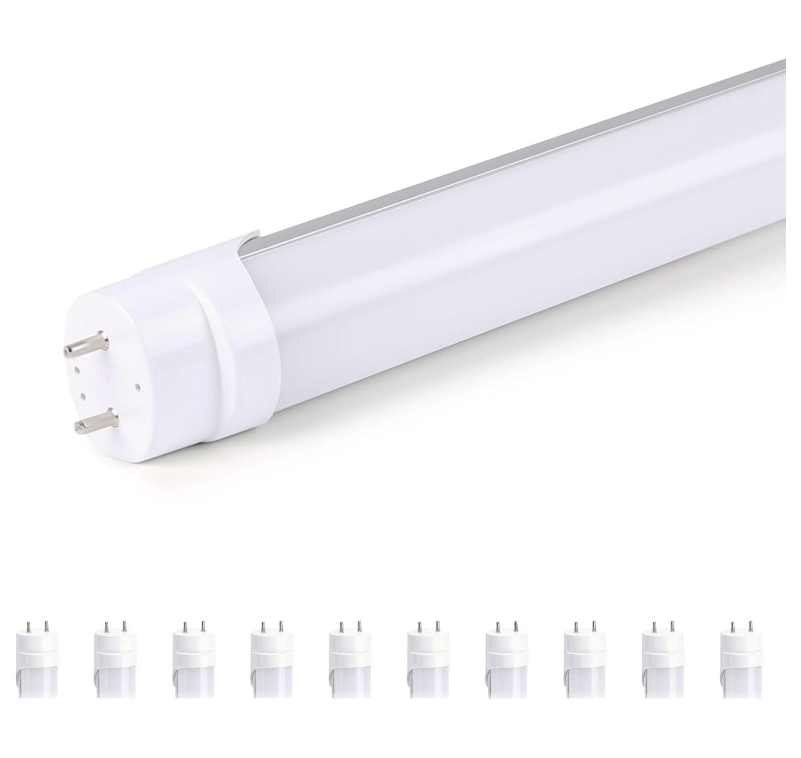 4FT LED T8 Ballast Bypass Type B Light Tube, 18W, UL-Listed for Single ...