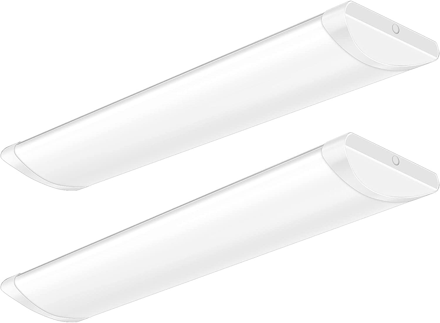 4FT LED Wraparound Puff Lights, 50W/5500LM, 3 Color Temperature ...